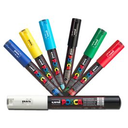 Marqueur POSCA pointe 1mm extra fine à l'unité